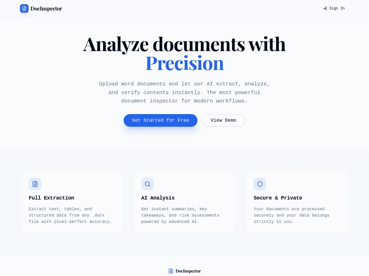 Word Document Inspector