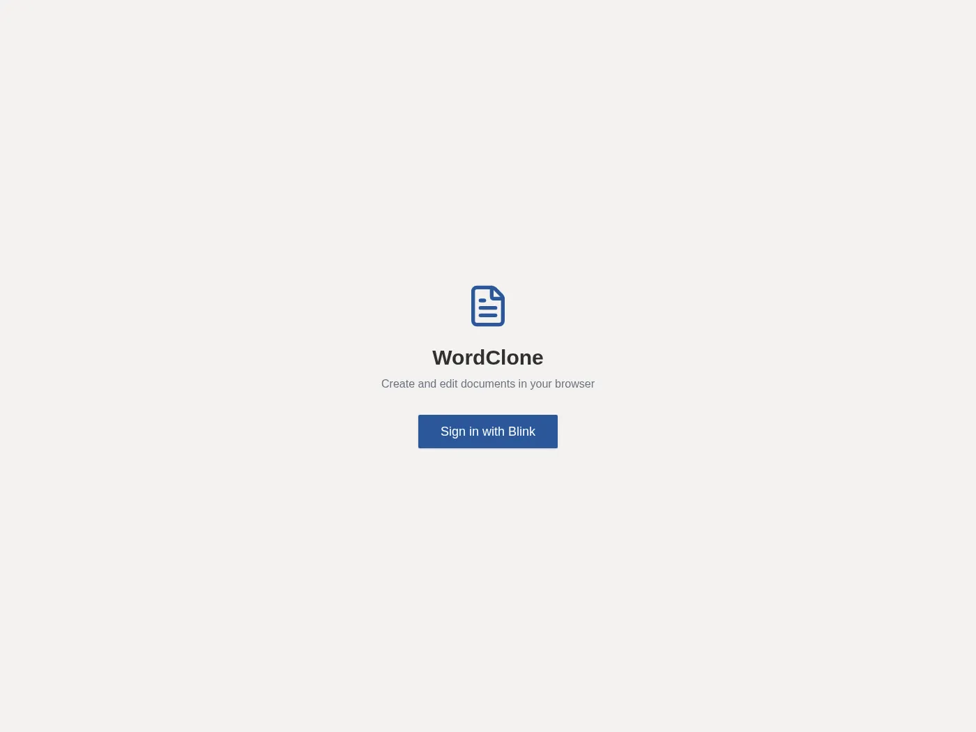 WordClone Editor