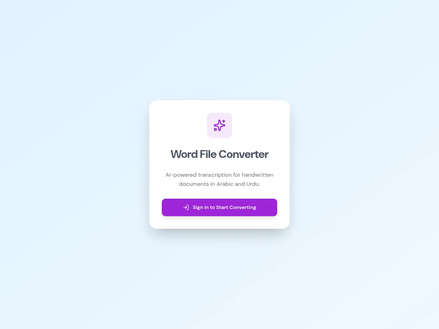 Word File Converter