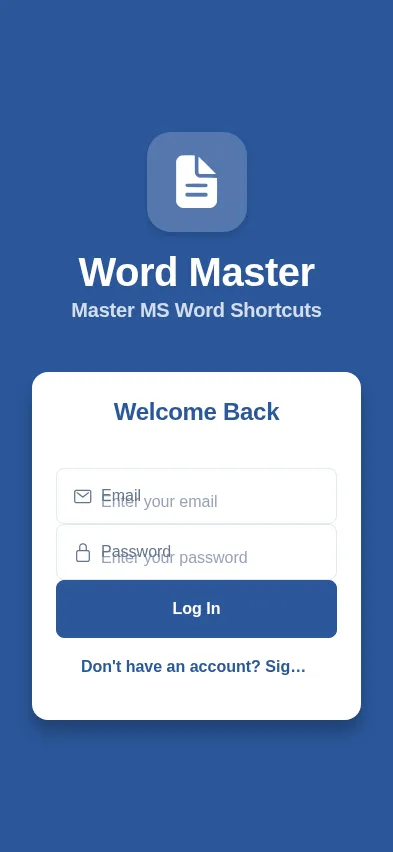 Word Shortcut Game