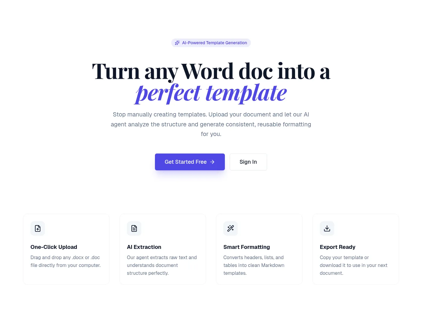 Word Template Maker