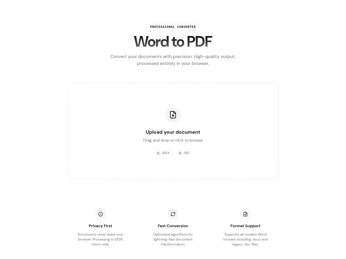 Word2PDF Converter