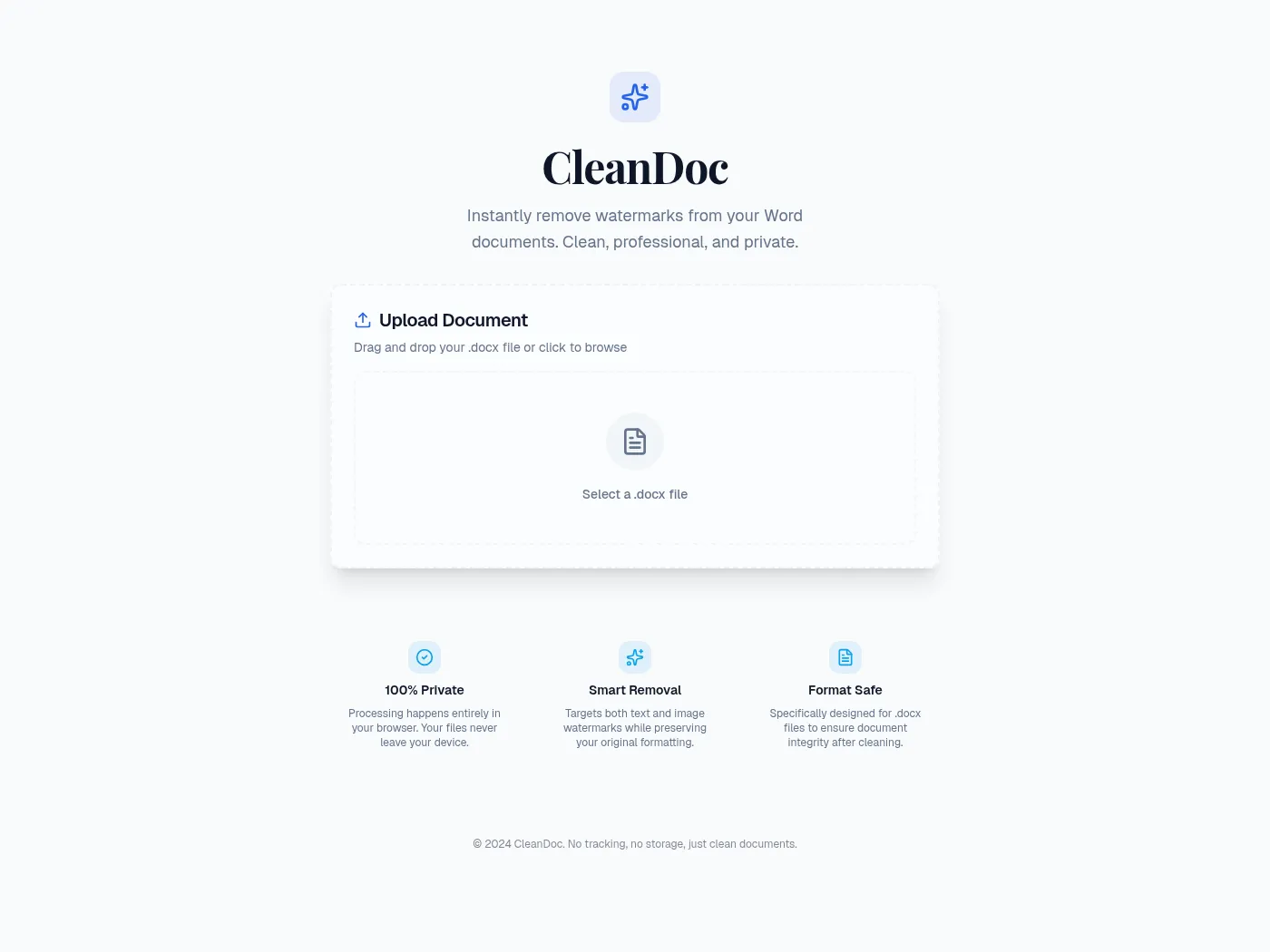 CleanDoc Watermark Remover