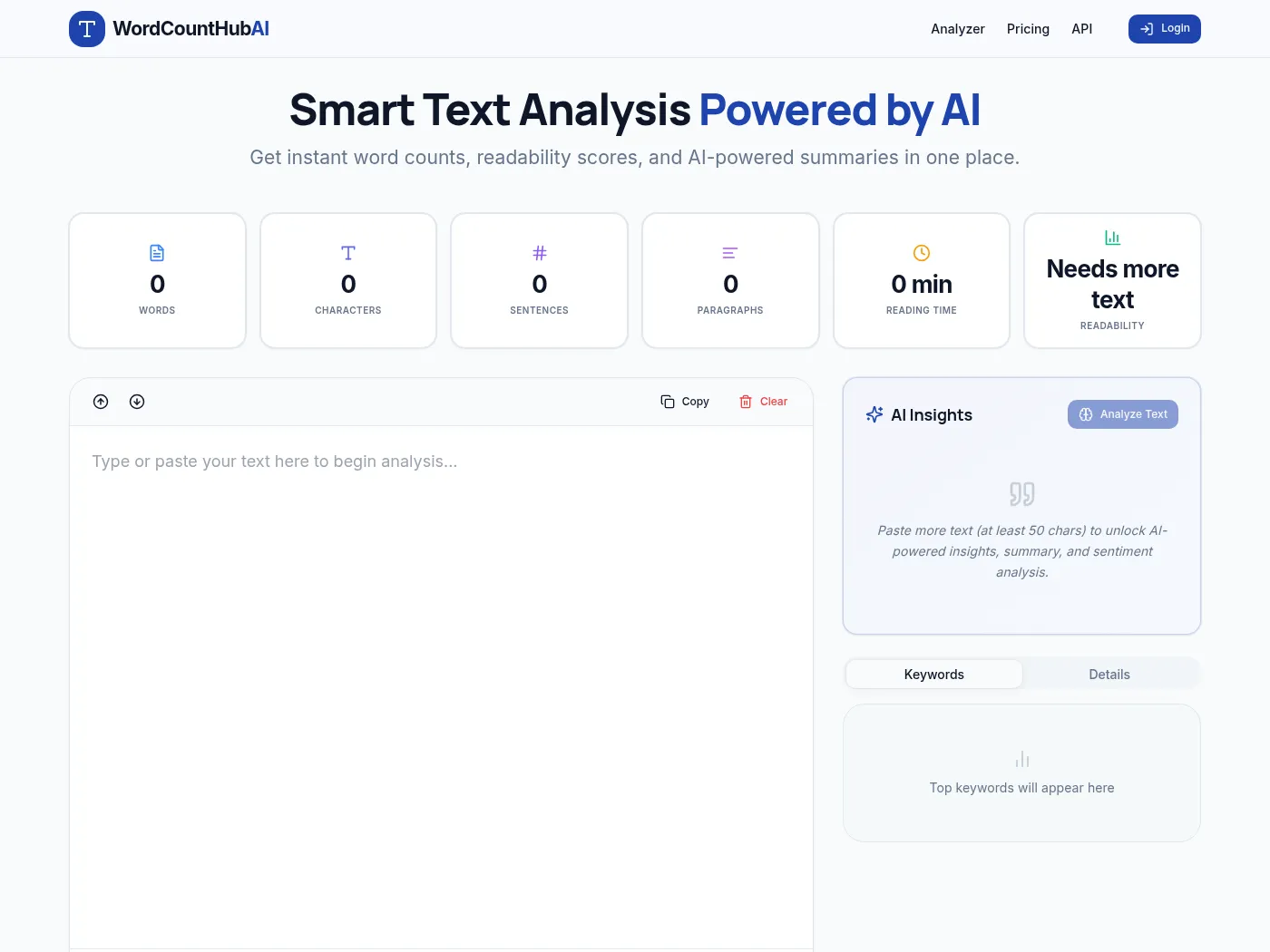 WordCountHubAI Web