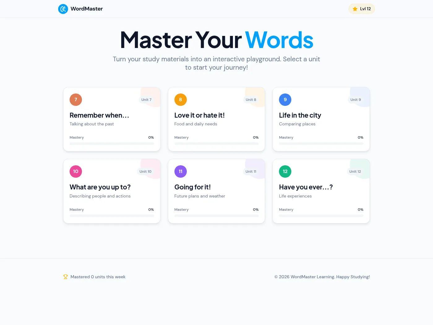 WordMaster HTML Game