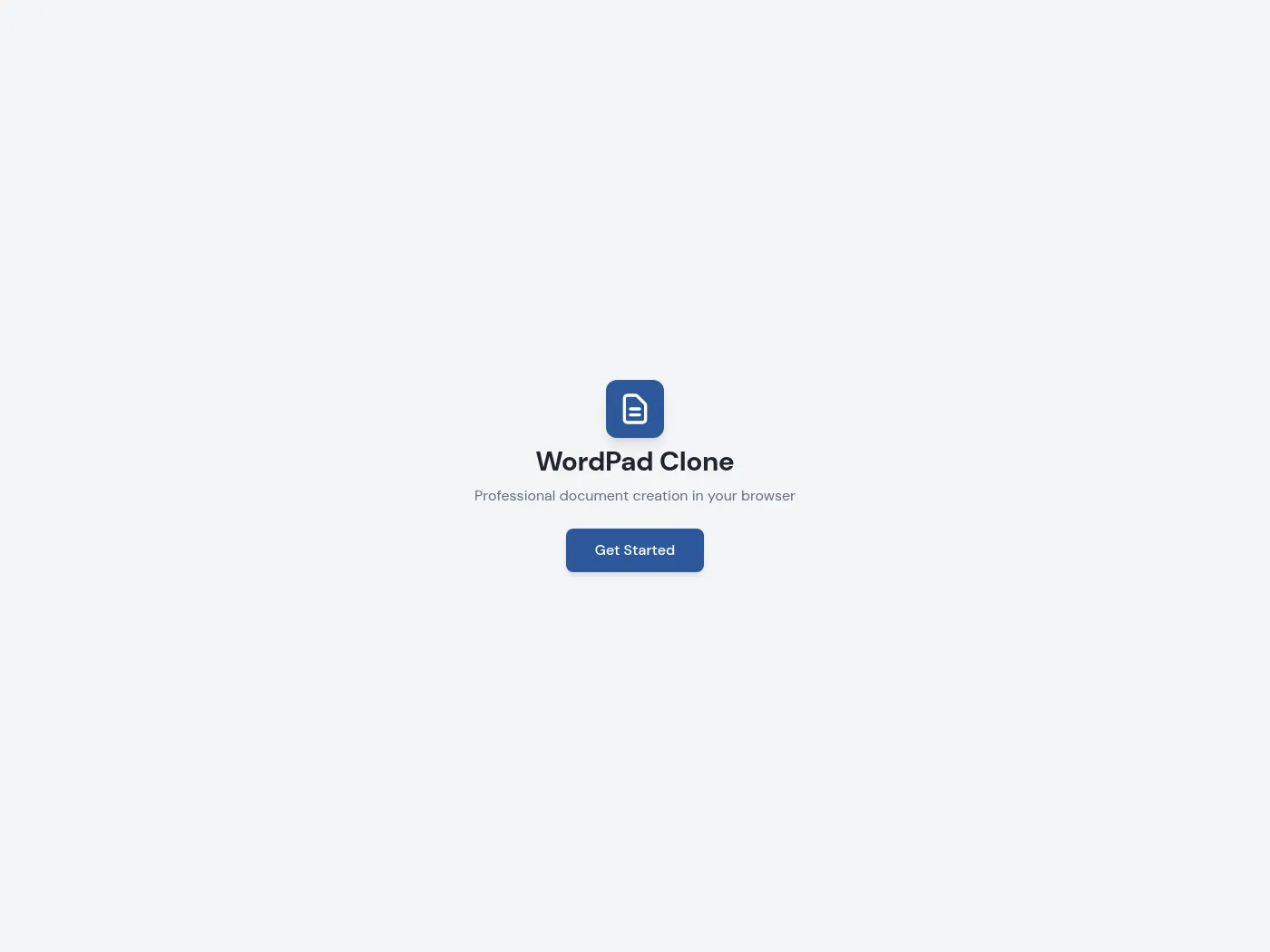 WordPad Clone