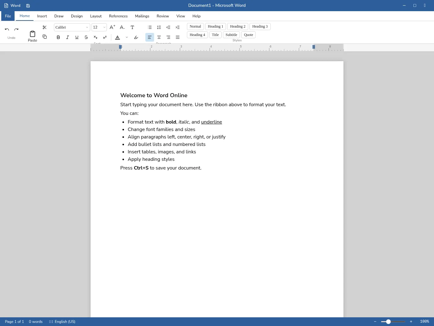 WordPad Clone