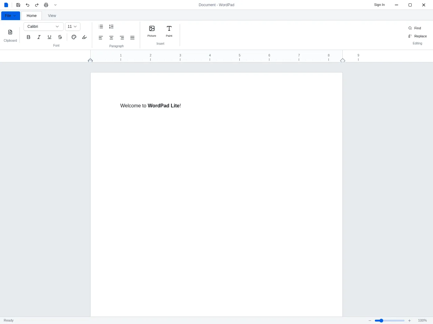 WordPad Lite