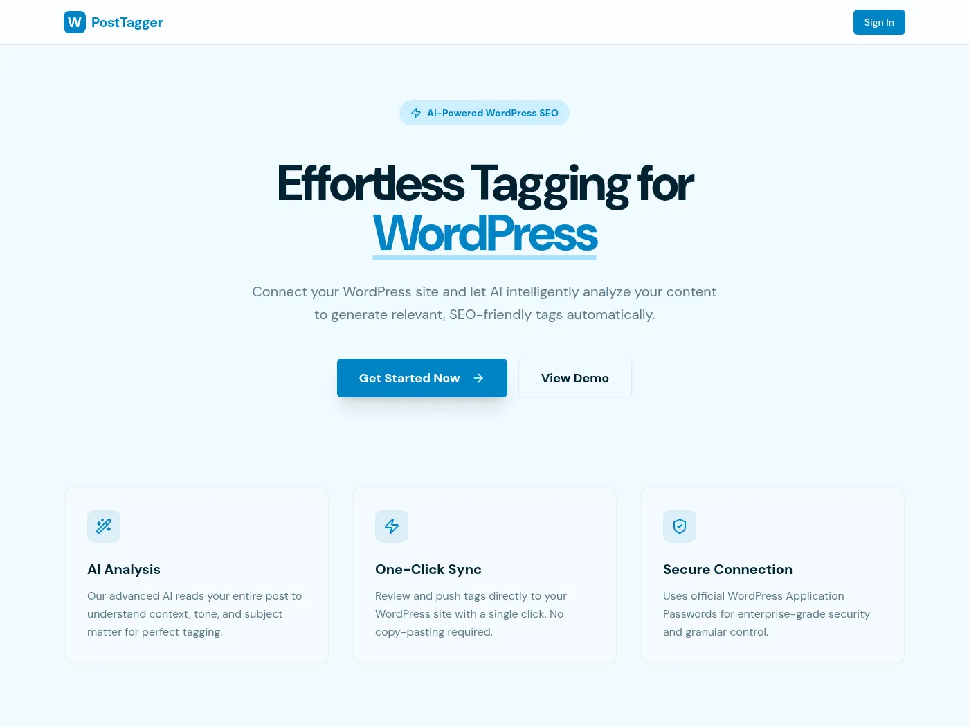 PostTagger Plugin