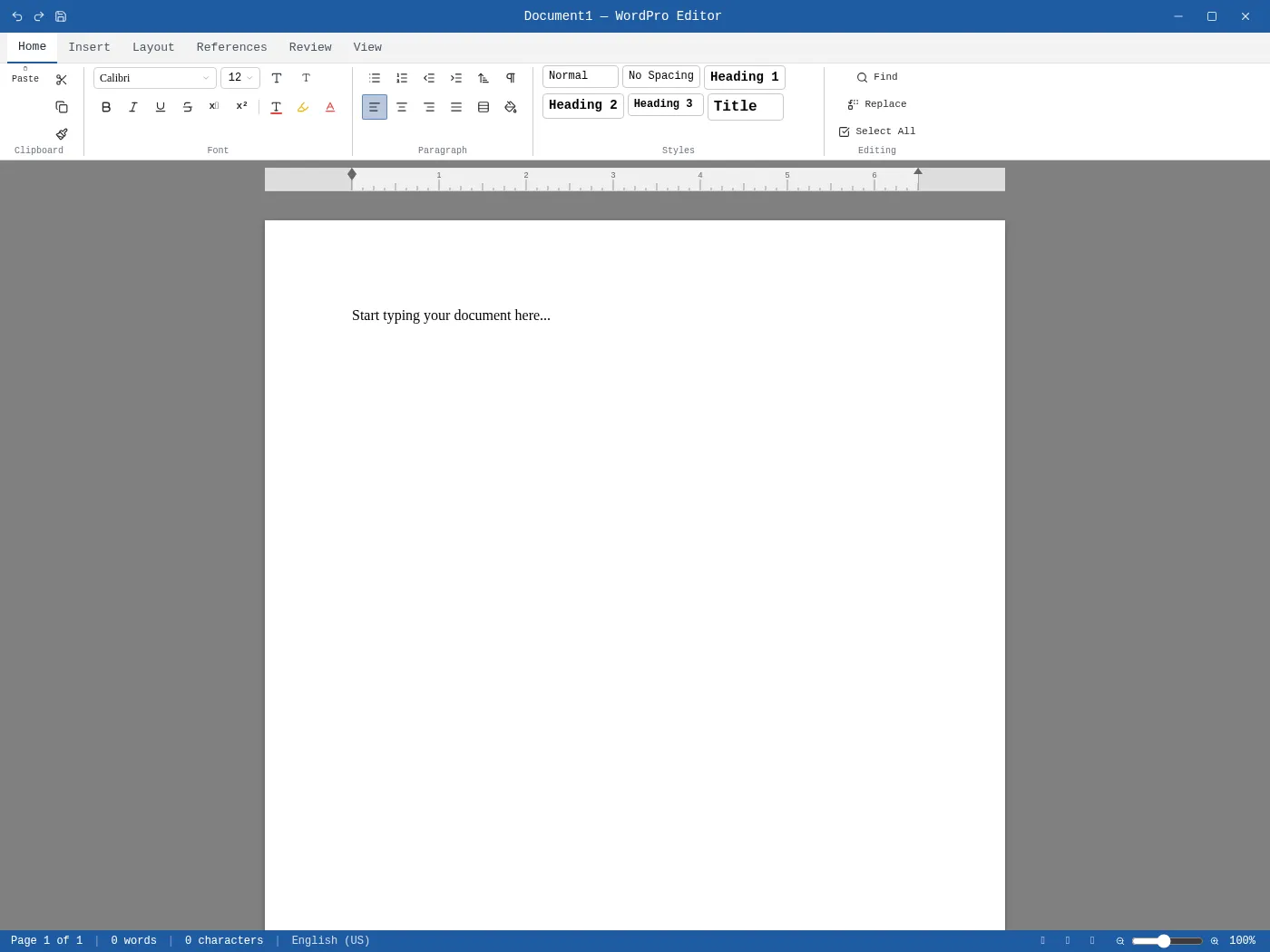 WordPro Editor