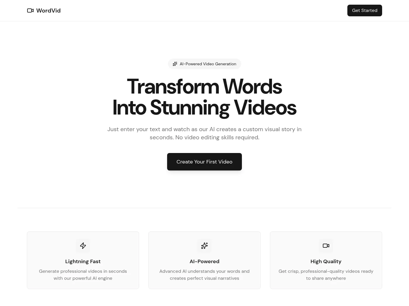 WordVid Generator