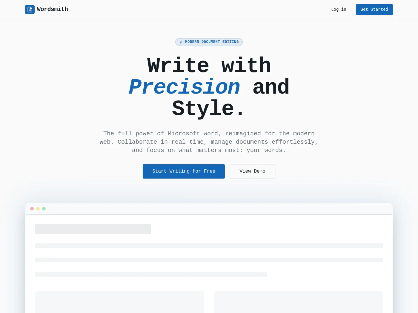 Wordsmith Editor