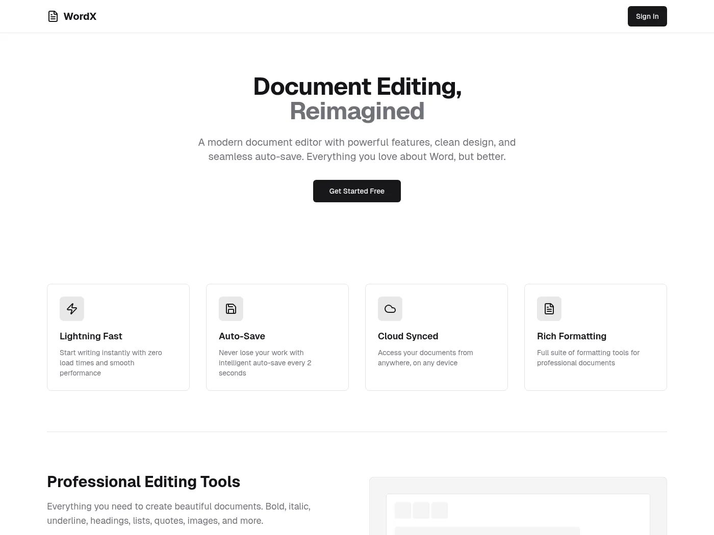 WordX Editor