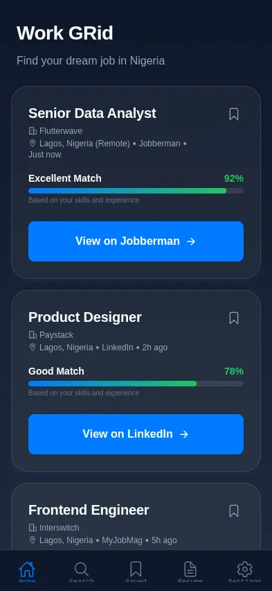 Work GRid Mobile