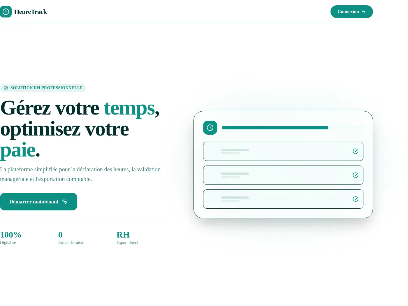 HeureTrack Manager