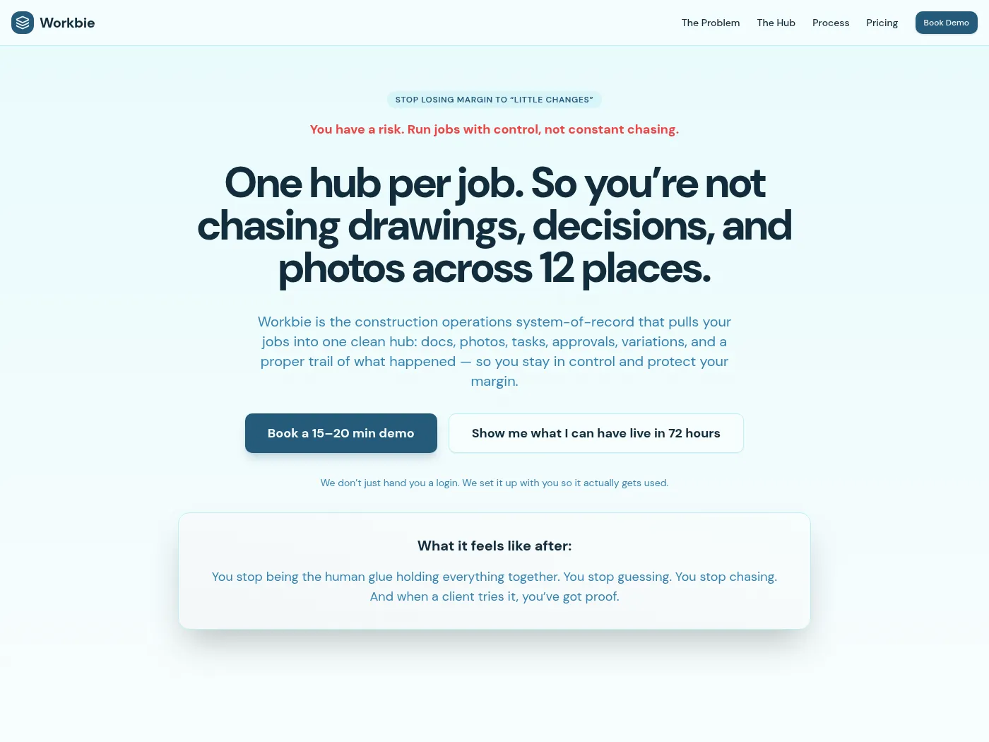 Workbie Landing Hub