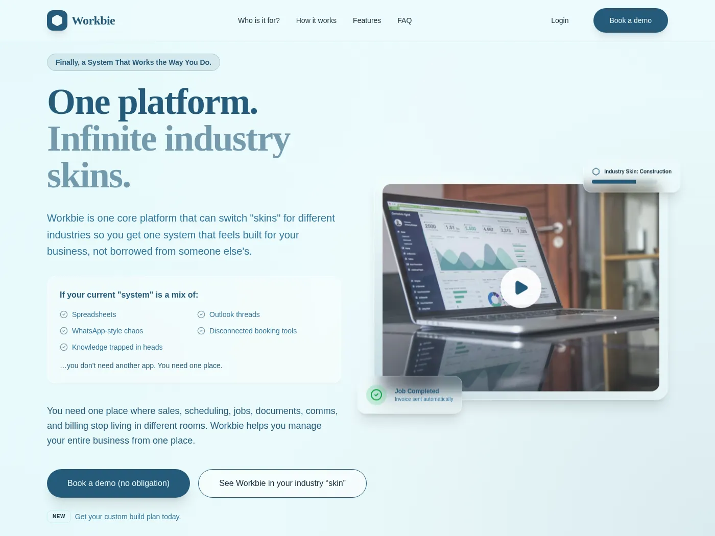 Workbie SME Landing Page