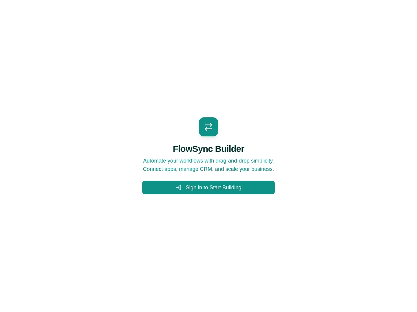 FlowSync Automation Builder