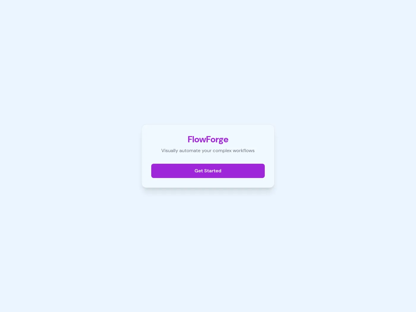 FlowForge App