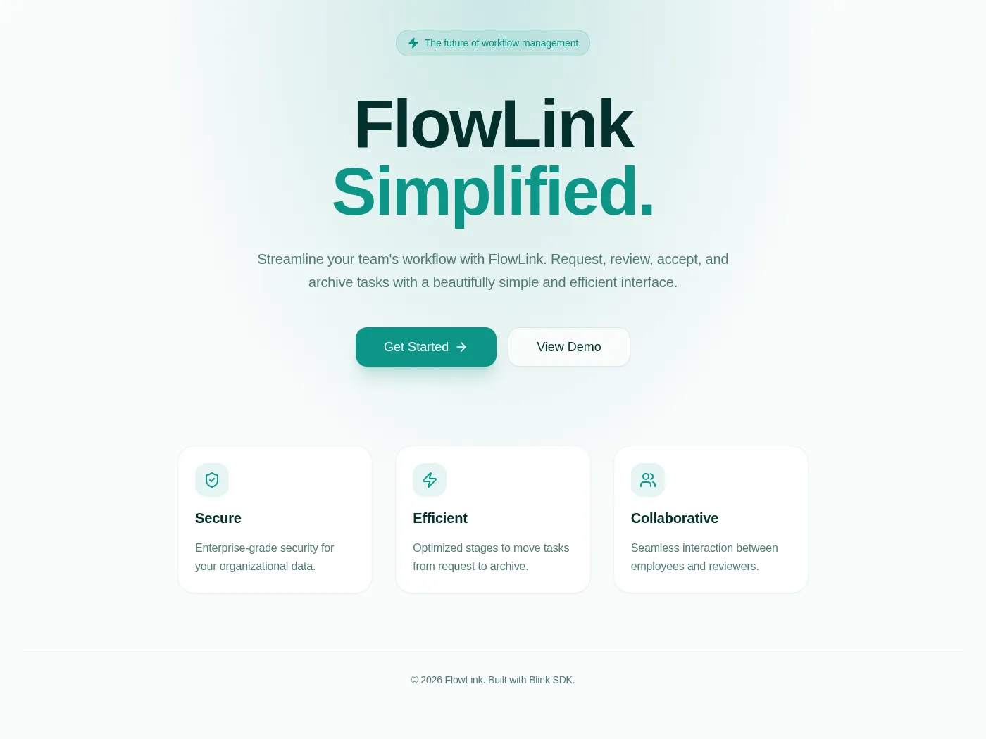 FlowLink Workflow Manager