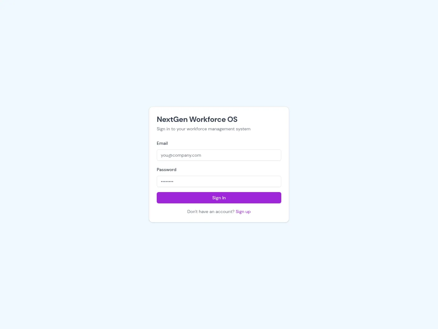 NextGen Workforce OS