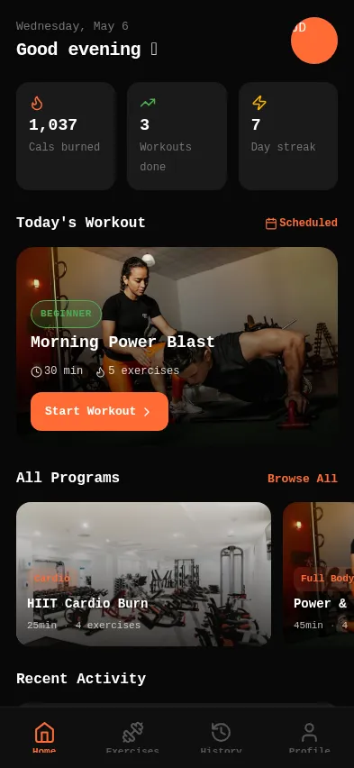 Android Workout Buddy
