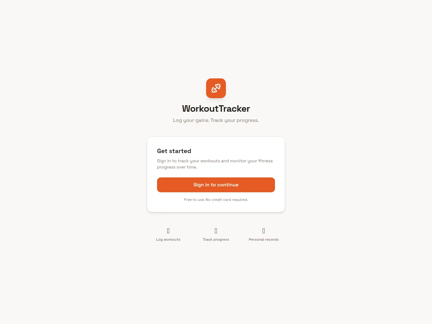 Workout Tracker App