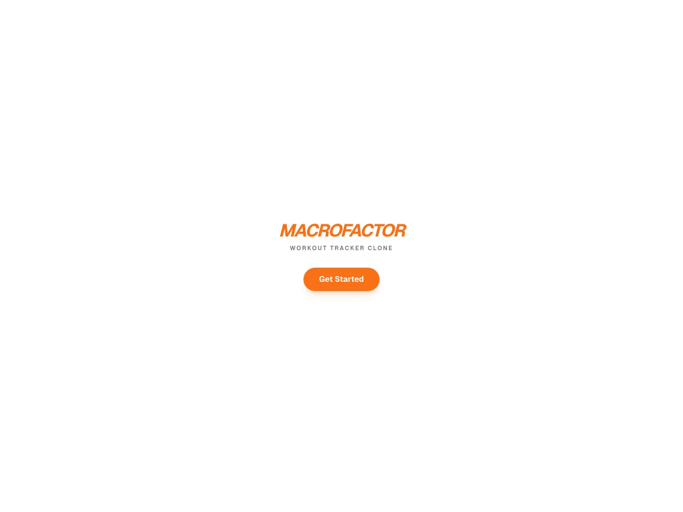 MacroTracker Clone