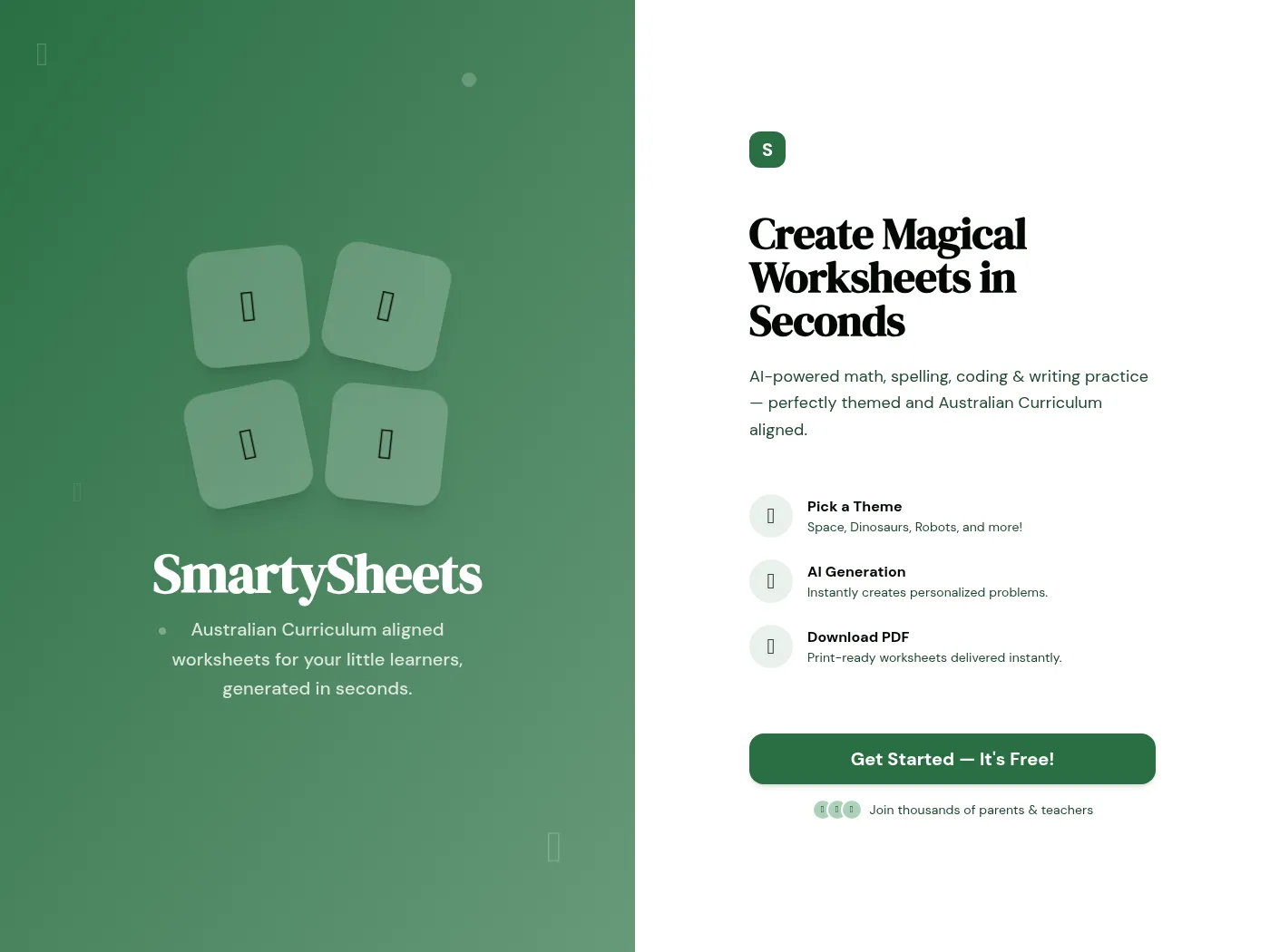 SmartySheets Generator