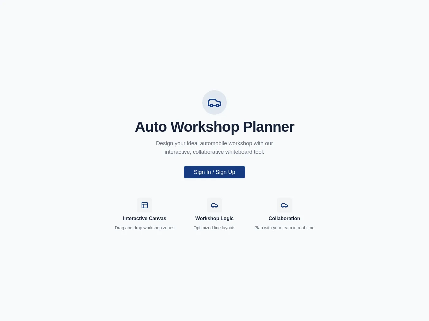 Auto Workshop Planner