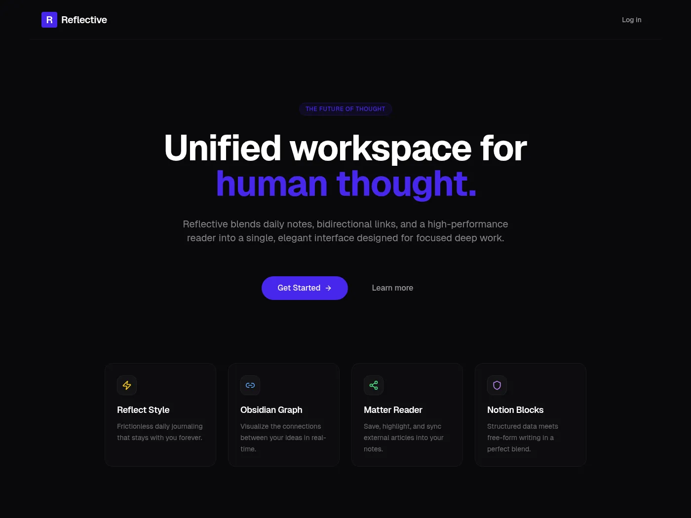 Reflective Workspace App