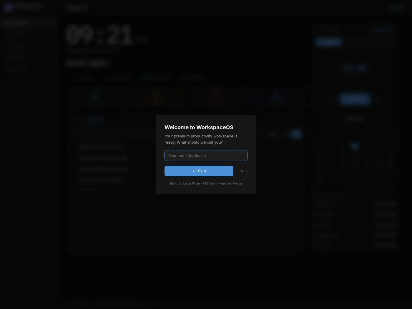 WorkspaceOS Extension