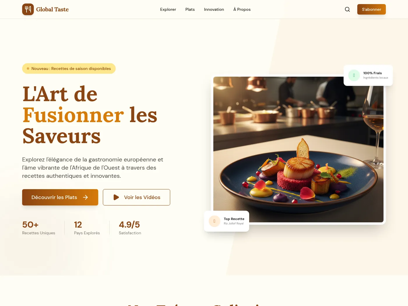 Global Taste Explorer