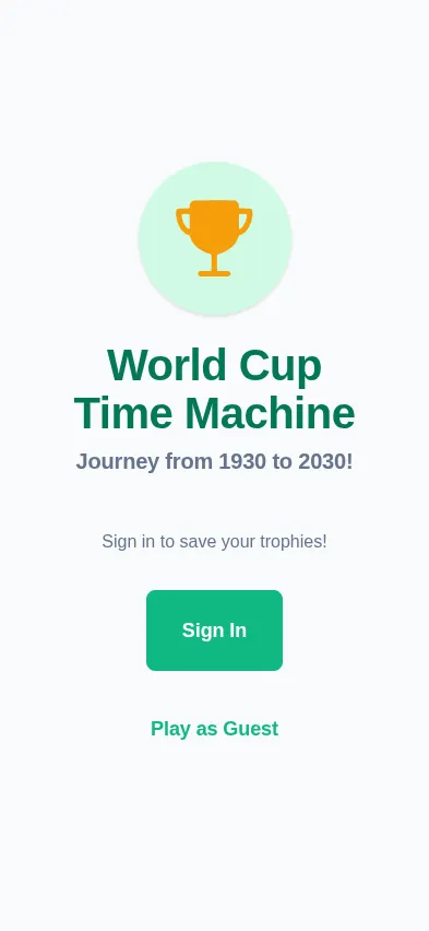 World Cup Time Machine