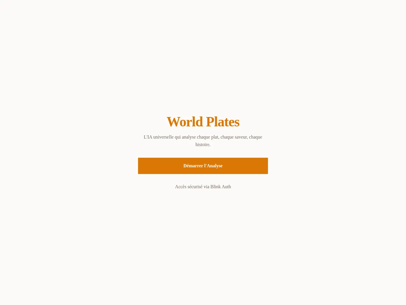 World Plates Analyzer AI