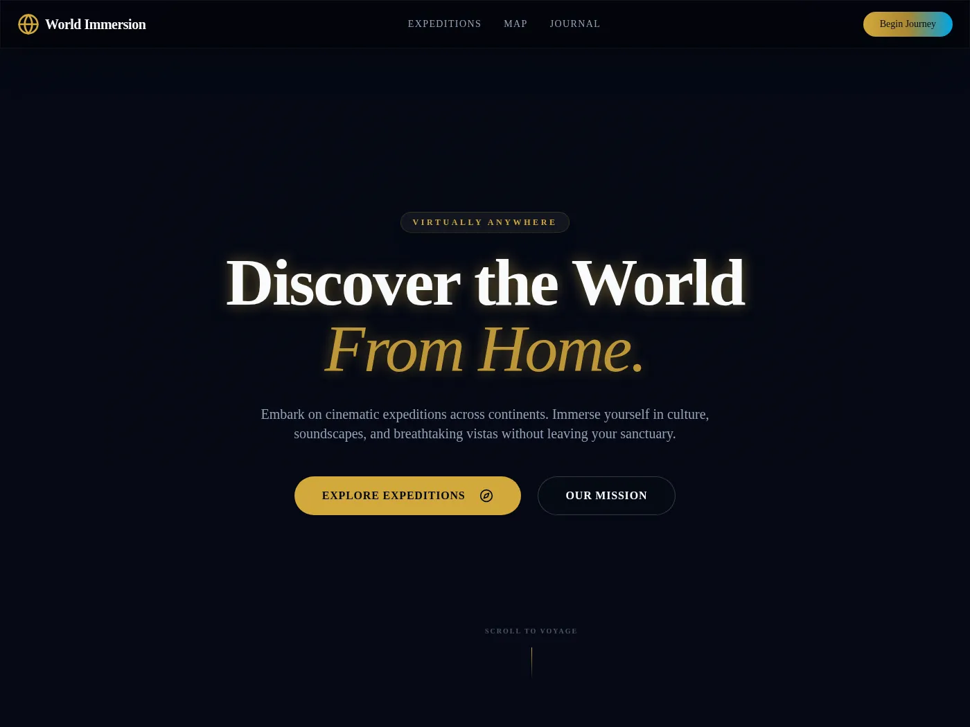 World Immersion Explorer