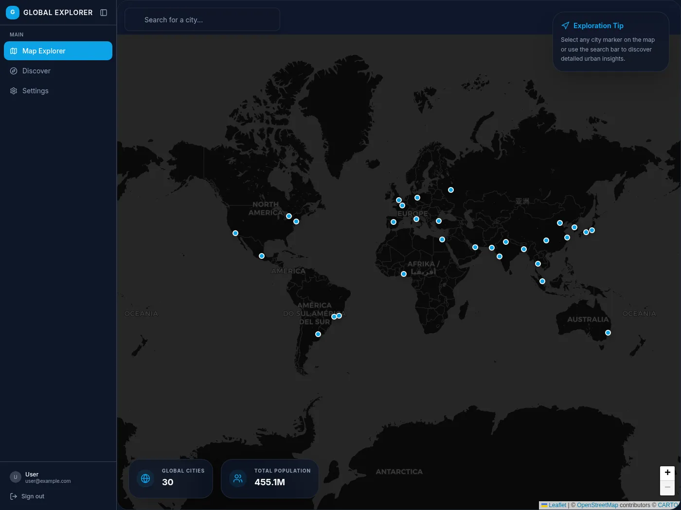Global City Explorer
