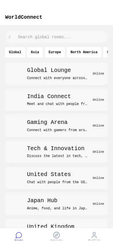 WorldConnect Messenger
