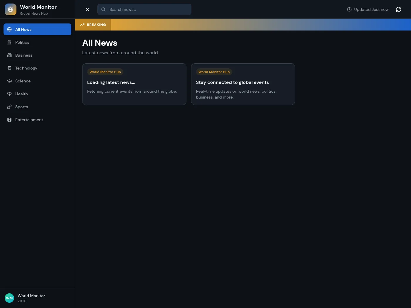 World Monitor Hub