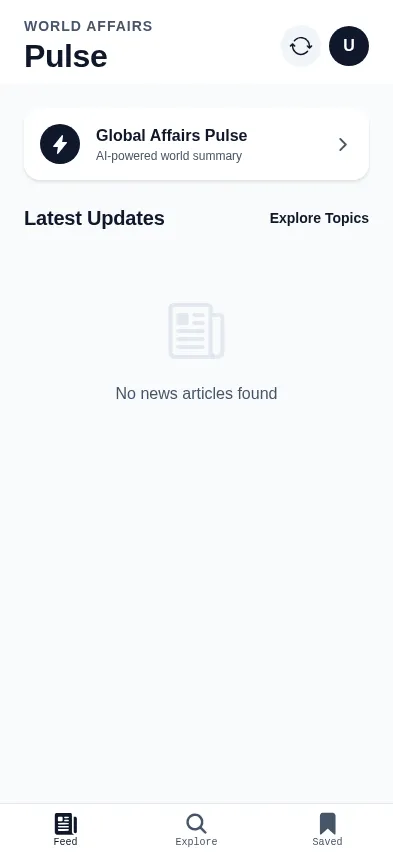 World Affairs Pulse