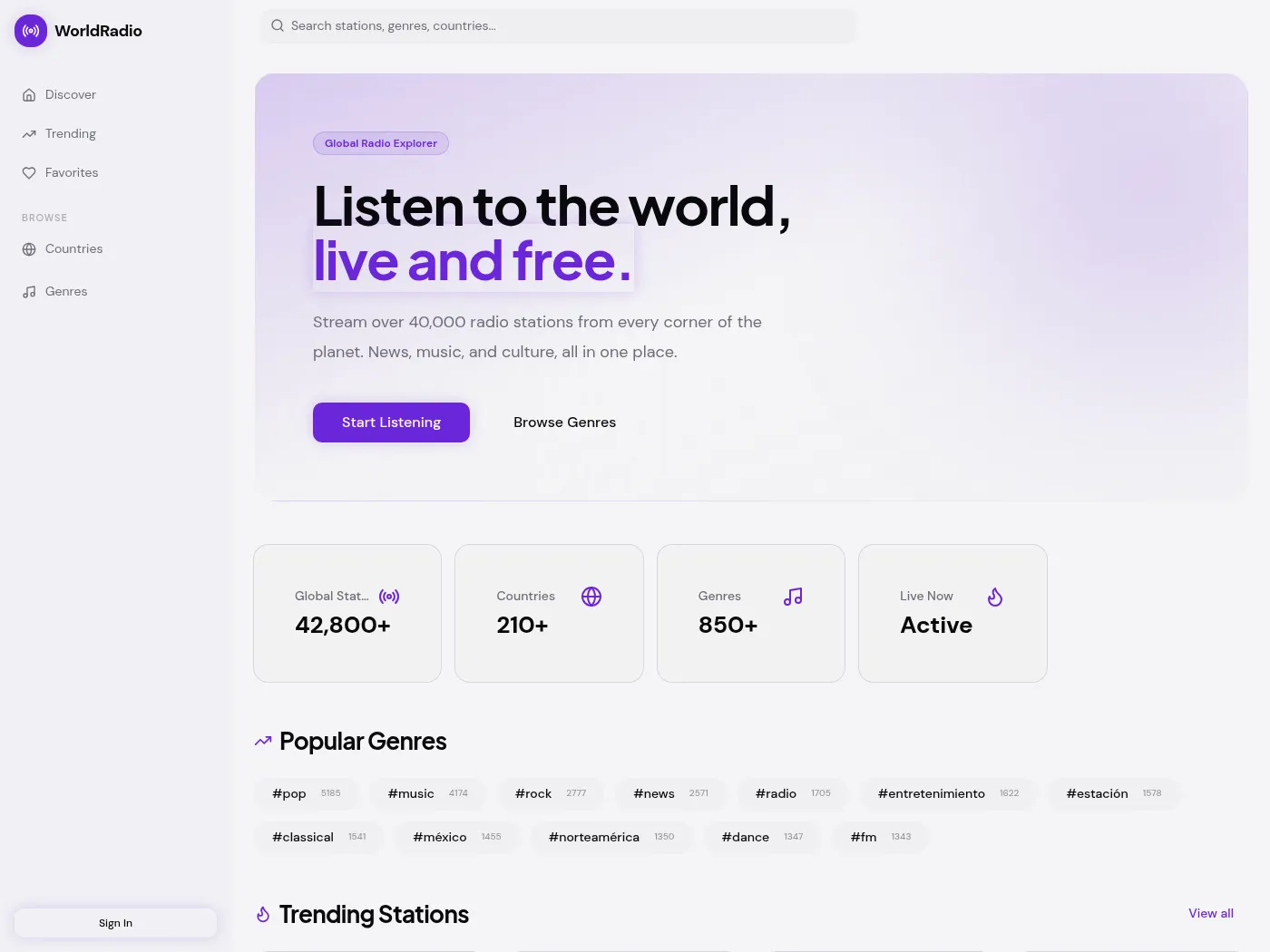 WorldRadio Explorer