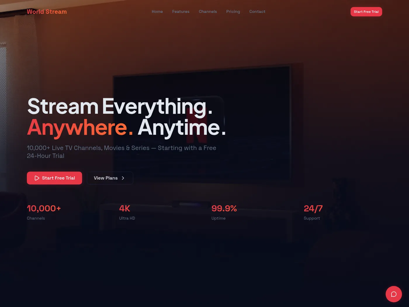 World Stream IPTV Site