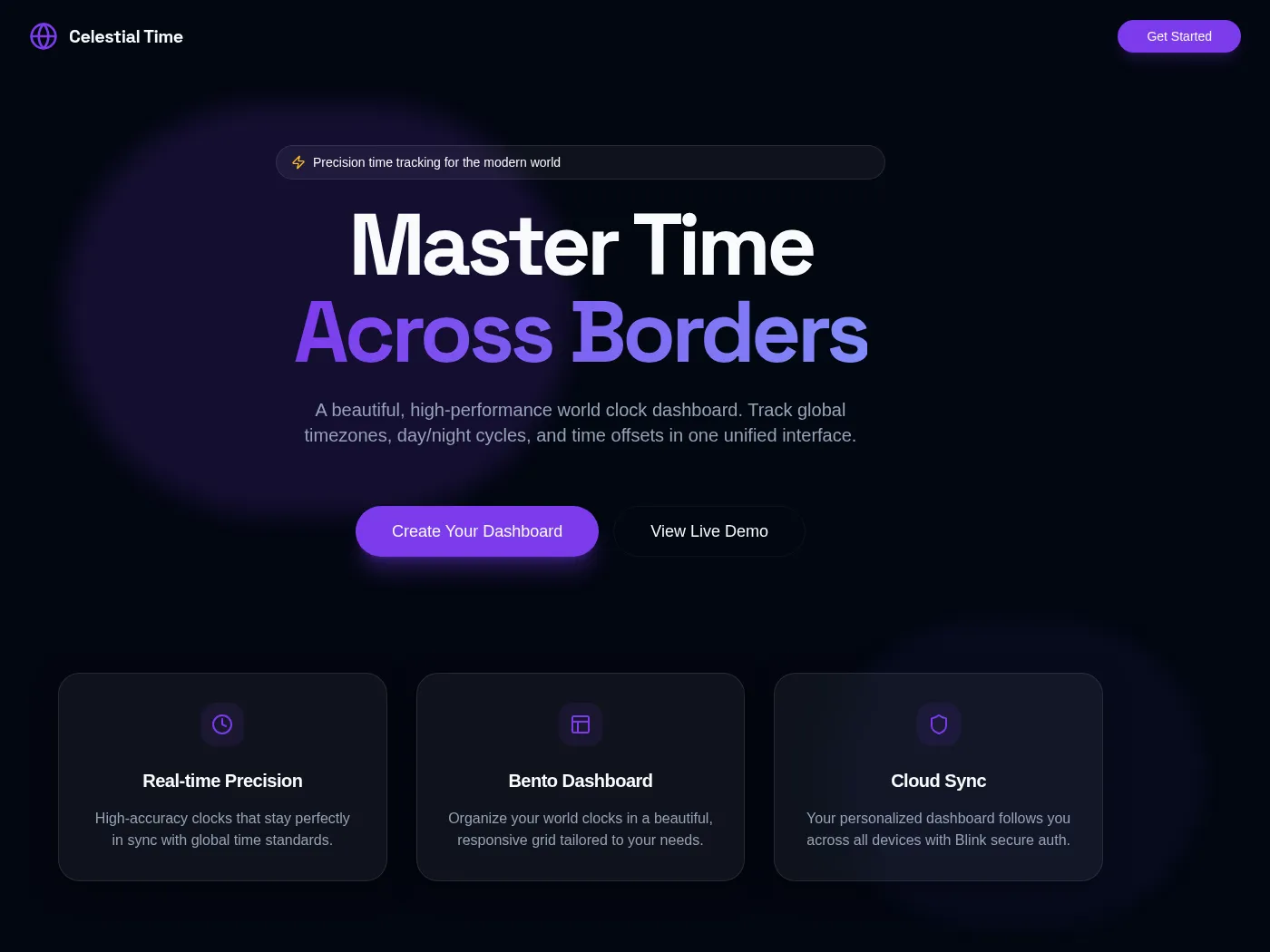 World Time Dashboard