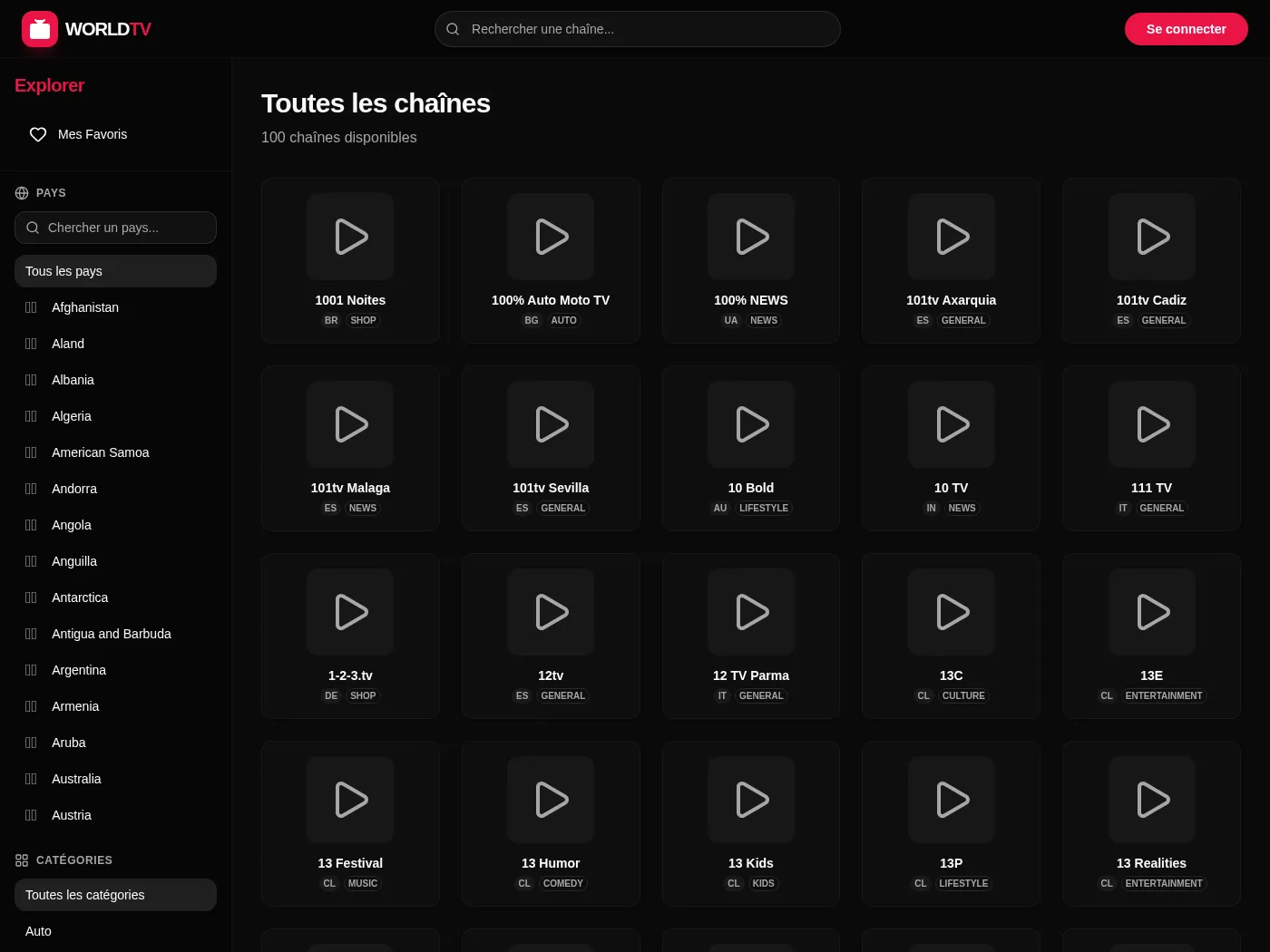 World TV App