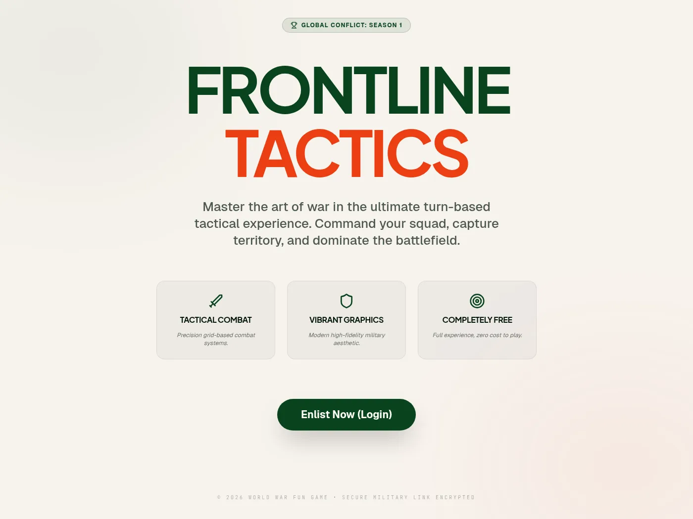 World War Fun Game