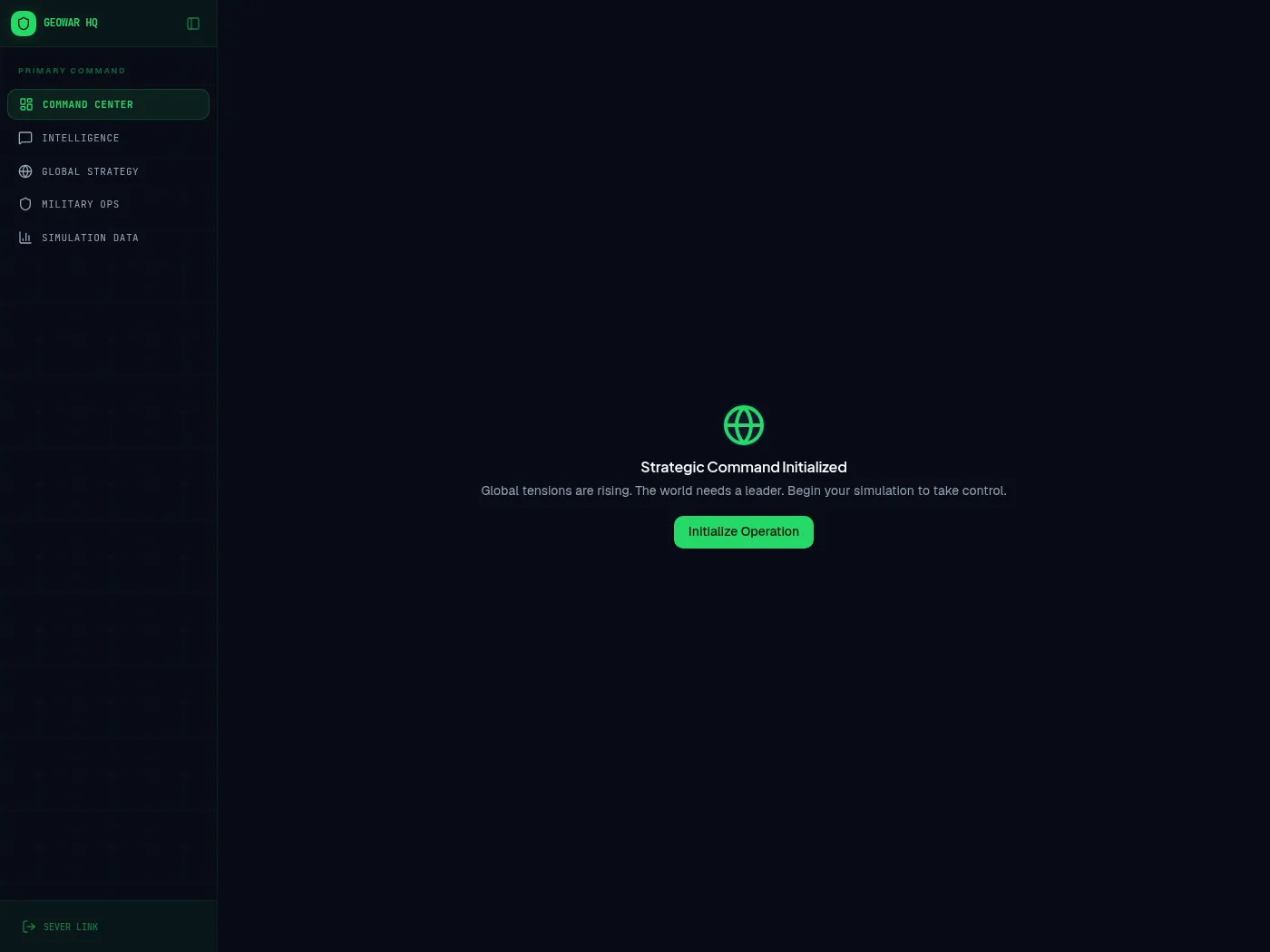 GeoWar Strategy Simulator