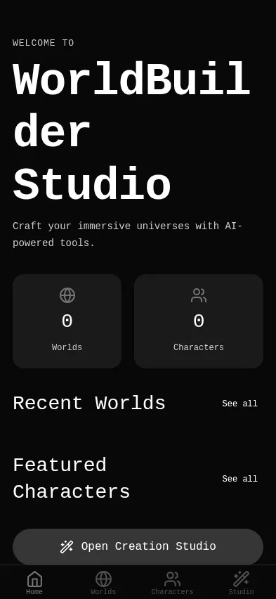 WorldBuilder Studio
