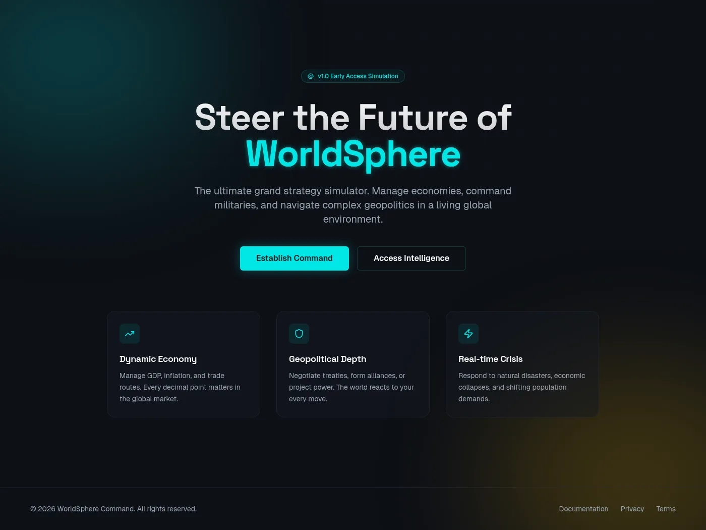 WorldSphere Strategy Simulator