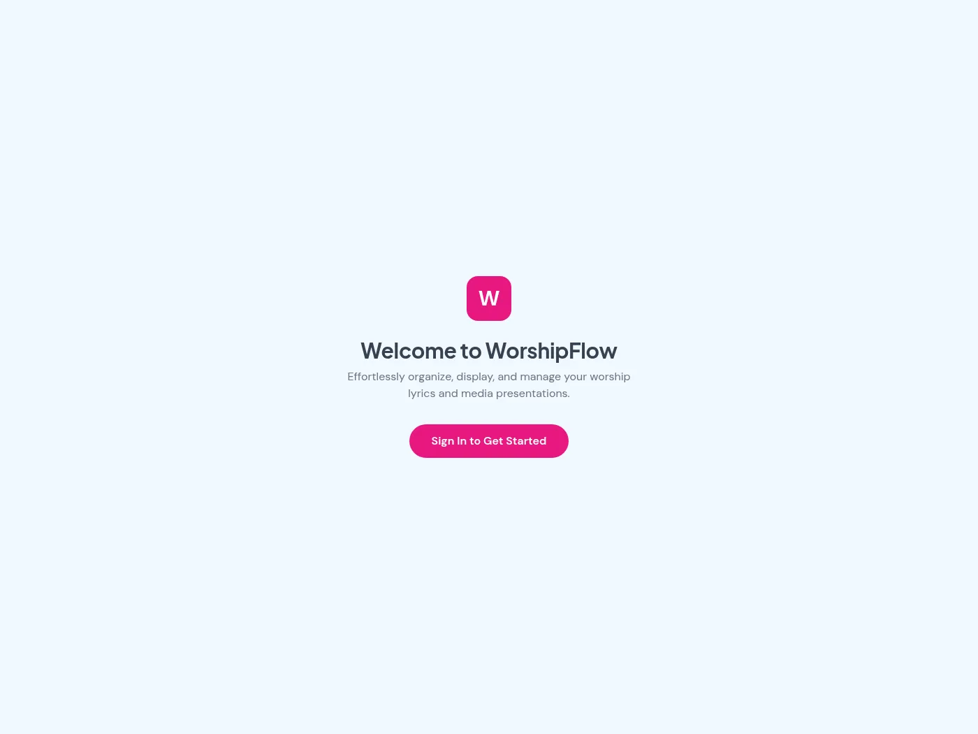 WorshipFlow