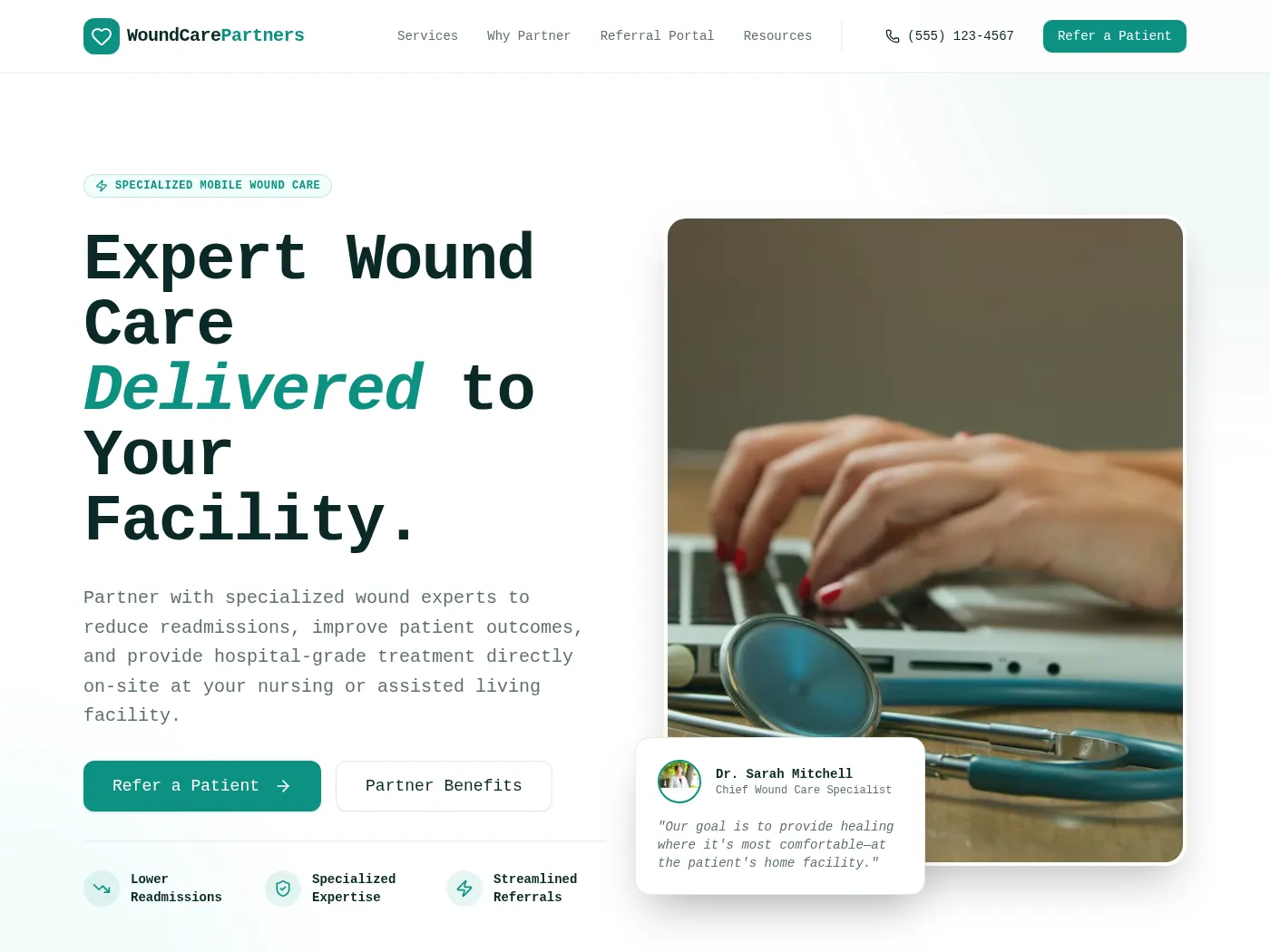 WoundCare Web Portal